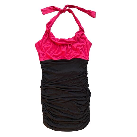 Wet Seal | Dresses | Wet Seal Halter Top Dress Size Large Color Fuchsia ...